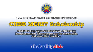 CHED Merit Scholarship 2025-2026 Full and Half - Scholarship Click